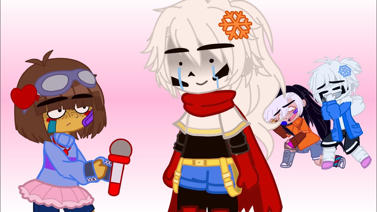 Frisk Interviews Papyrus Undertale Ft Kayla Gacha Club Youtube