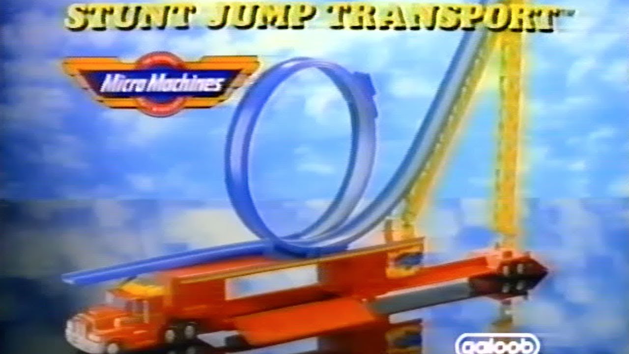 Micro Machines TV Commercial: Stunt Jump Transport Playset 1990 - YouTube