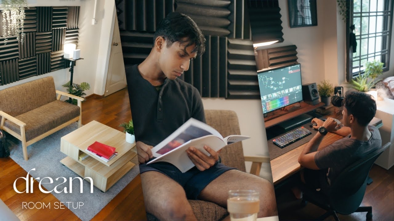 living in my dream room in Singapore | cozy and productive room tour ...