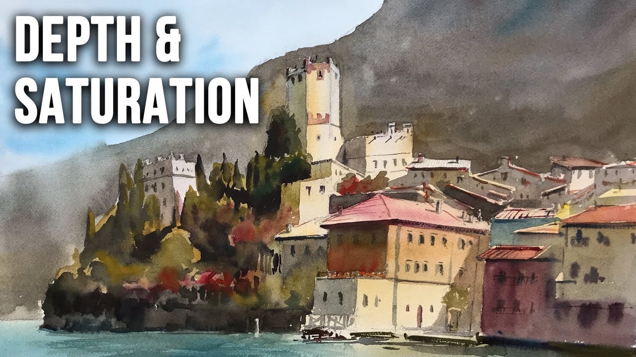 Create Depth With Saturation in Watercolor 🎨 - YouTube