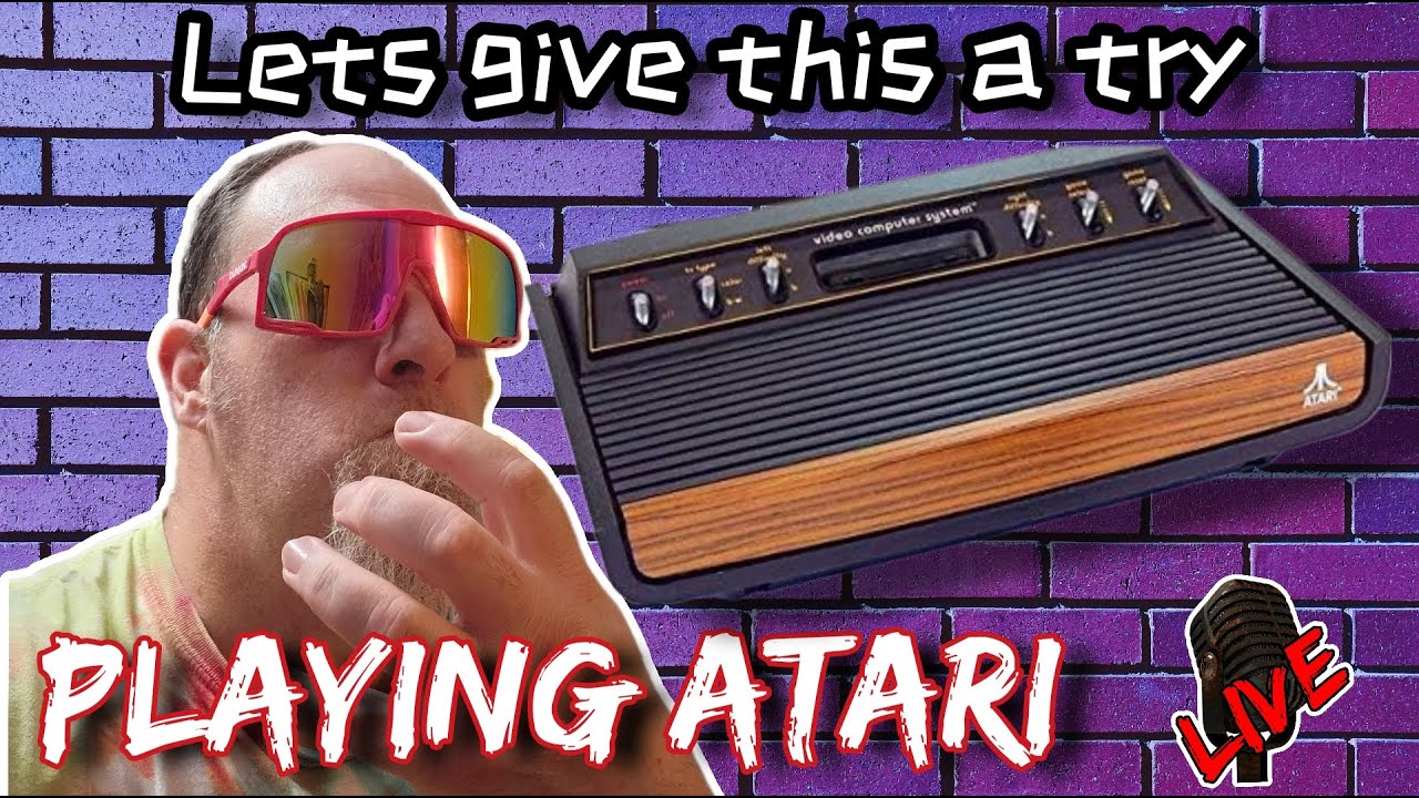 🔴Lets give this a try, Playing Atari 2600 games | The Atari Creep - YouTube