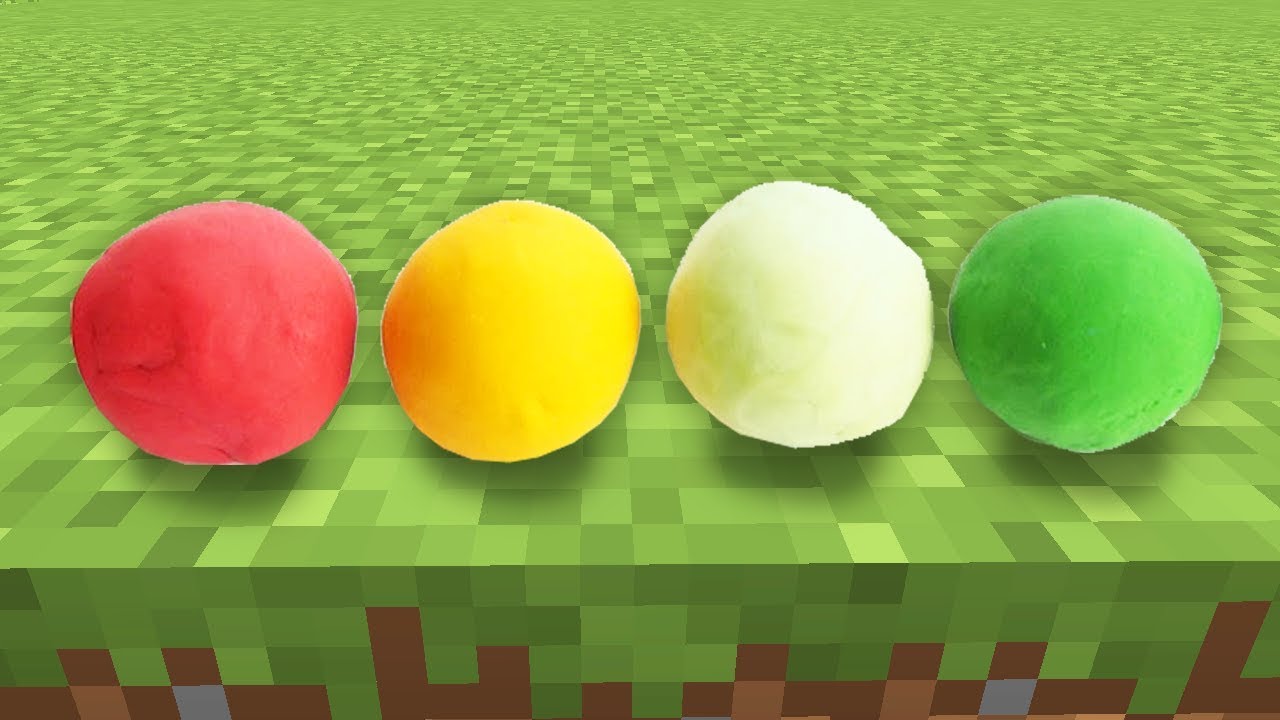 COMO FAZER MASSINHA DE MODELAR NO MINECRAFT - YouTube