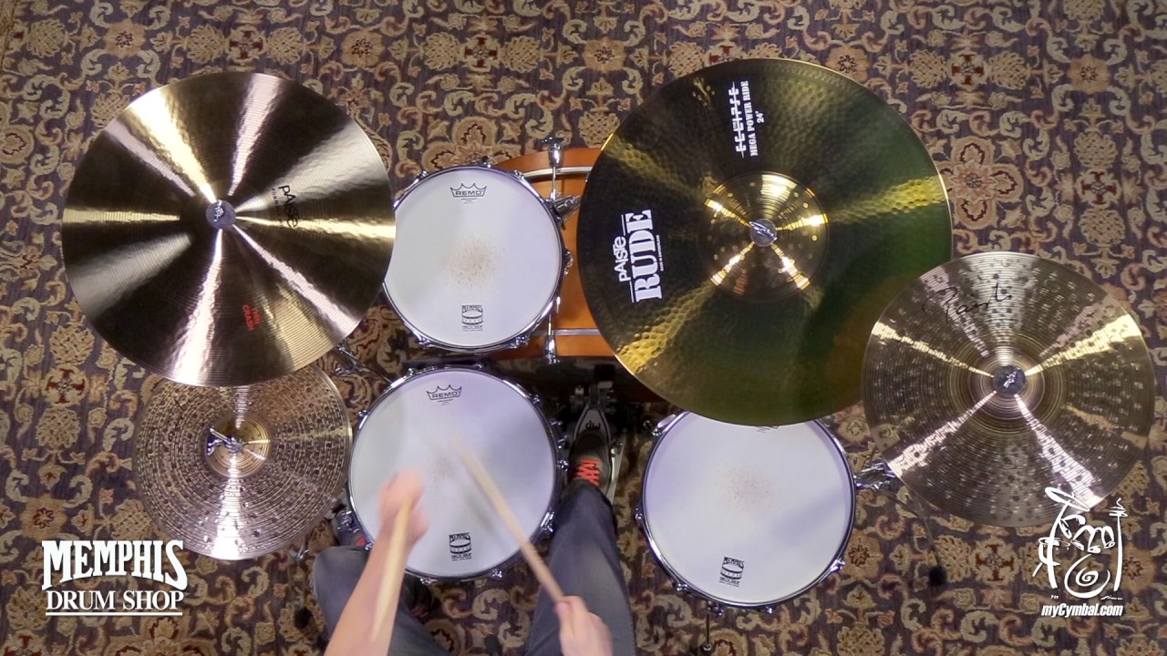 Paiste 24" Rude Mega Power Ride Cymbal - 4699g (1125624-1062817O) - YouTube