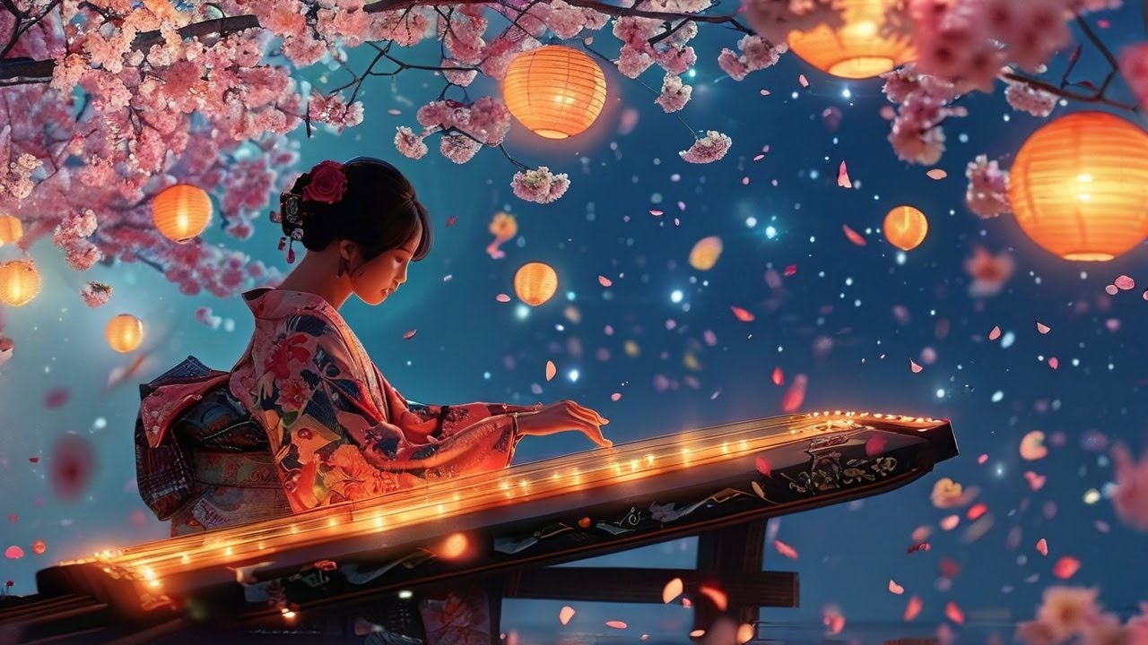 Live Japanese Instrumental Music: Koto and Taiko for Meditation - YouTube