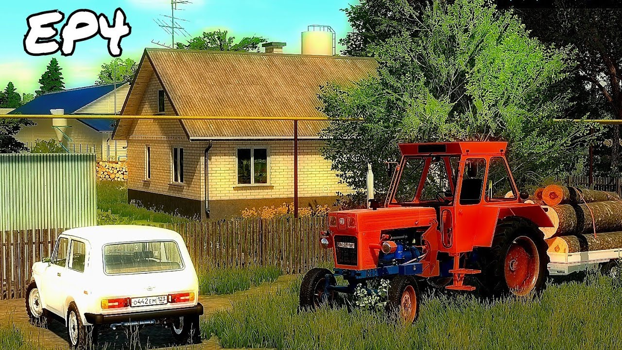 VINDEM LEMNE LUI NEA' TITEL///VIATA RURALA///EP 4///FARMING SIMULATOR ...