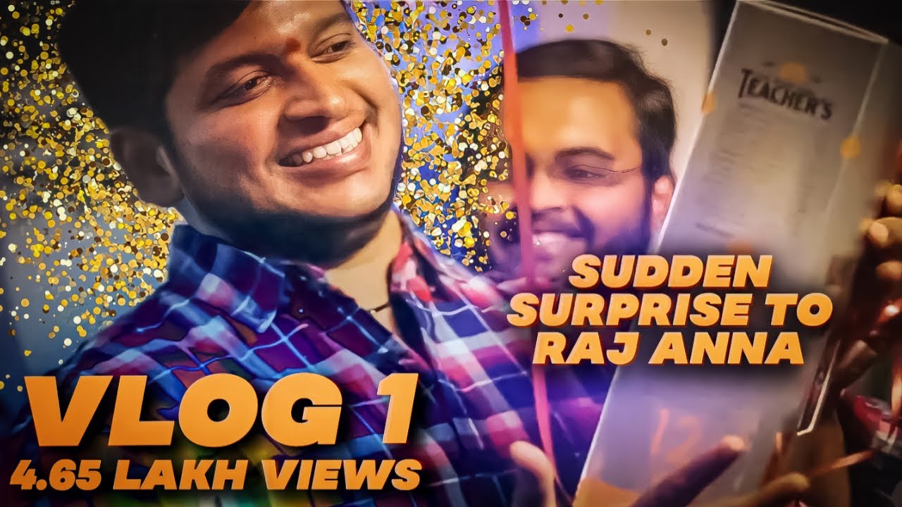 VLOG 1 | SPECIAL SURPRISE TO OUR RAJ ANNA | HBD ANNA | SIGMA ESPORTS ...