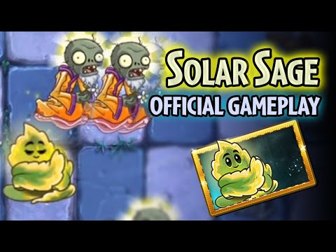 PvZ2 - Solar Sage - Official Gameplay - Update 9.0.1 - YouTube