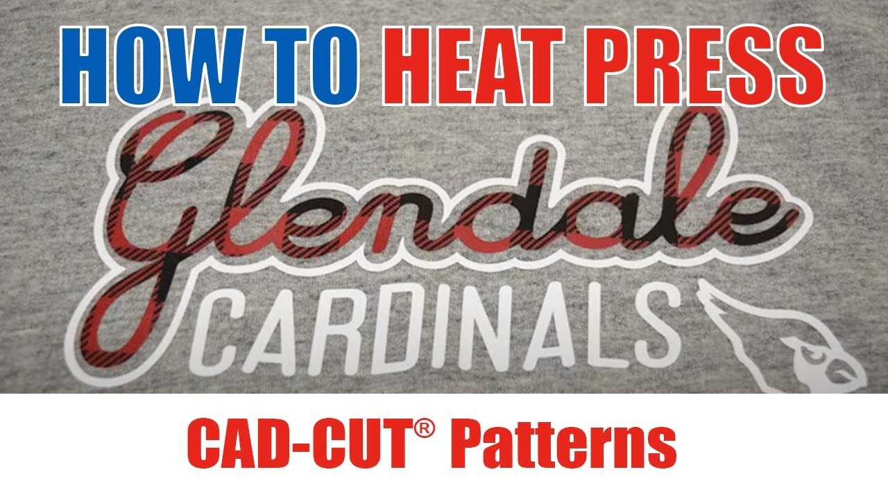 How to Heat Press CAD-CUT® Patterns - YouTube
