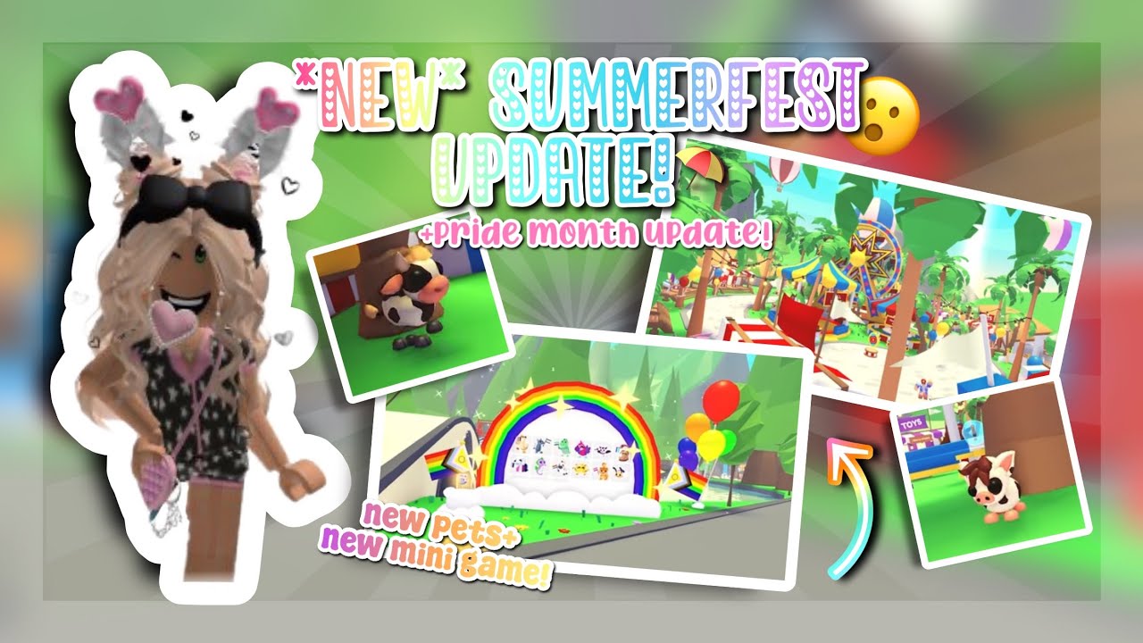 ˗ˏˋ꒰☀️꒱˗ˏˋ*NEW* summer fest UPDATE in ADOPT ME! (2024!) +Pride month ...