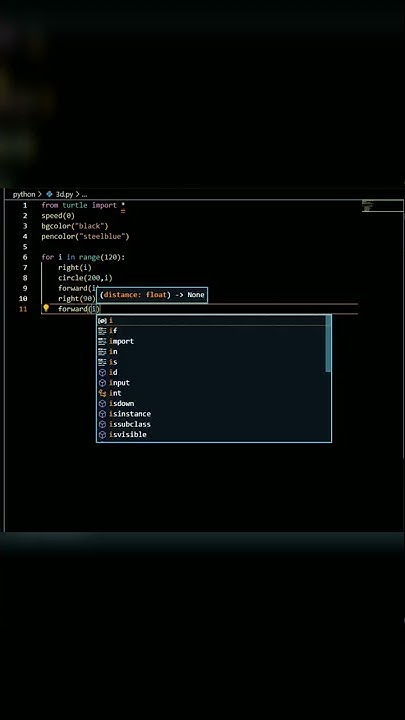 🐍 python turtle programming..#pythonprogramming #youtubeshorts #howtodo #python #treanding # ...
