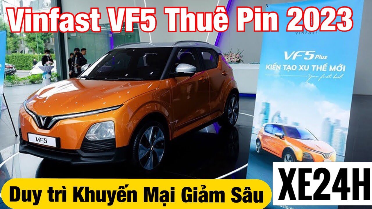 Vinfast VF5 2023 Thuê Pin. Giá xe Duy Trì Khuyến Mại Khủng - YouTube