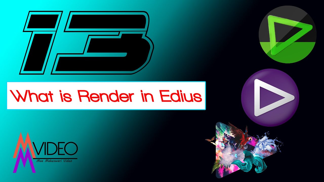 What is Render In Edius - YouTube