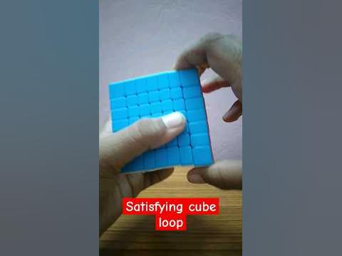 Rubik's cube perfect loop. cube on loop - YouTube