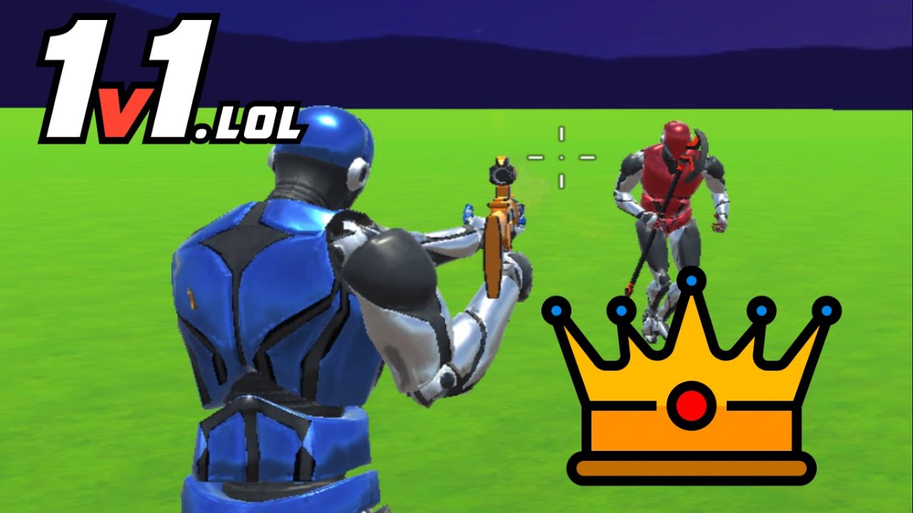 I Played A NEW GAME Called 1v1.lol..... and I WON A BATTLE ROYALE ...