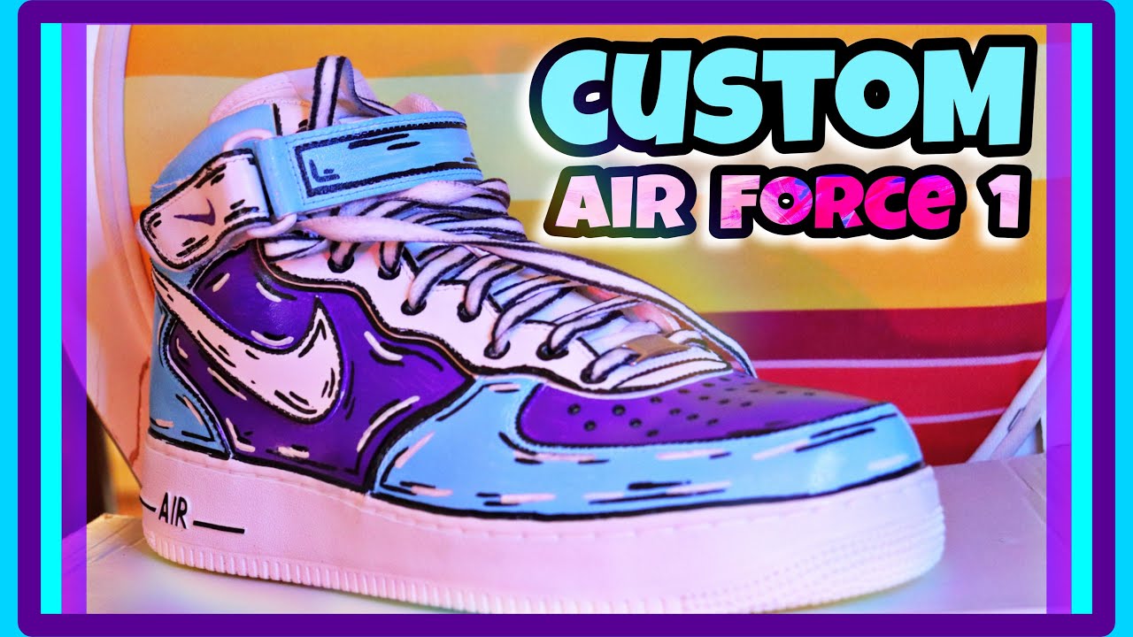 Custom Air Force 1!(AF1s)🎨👟 - YouTube