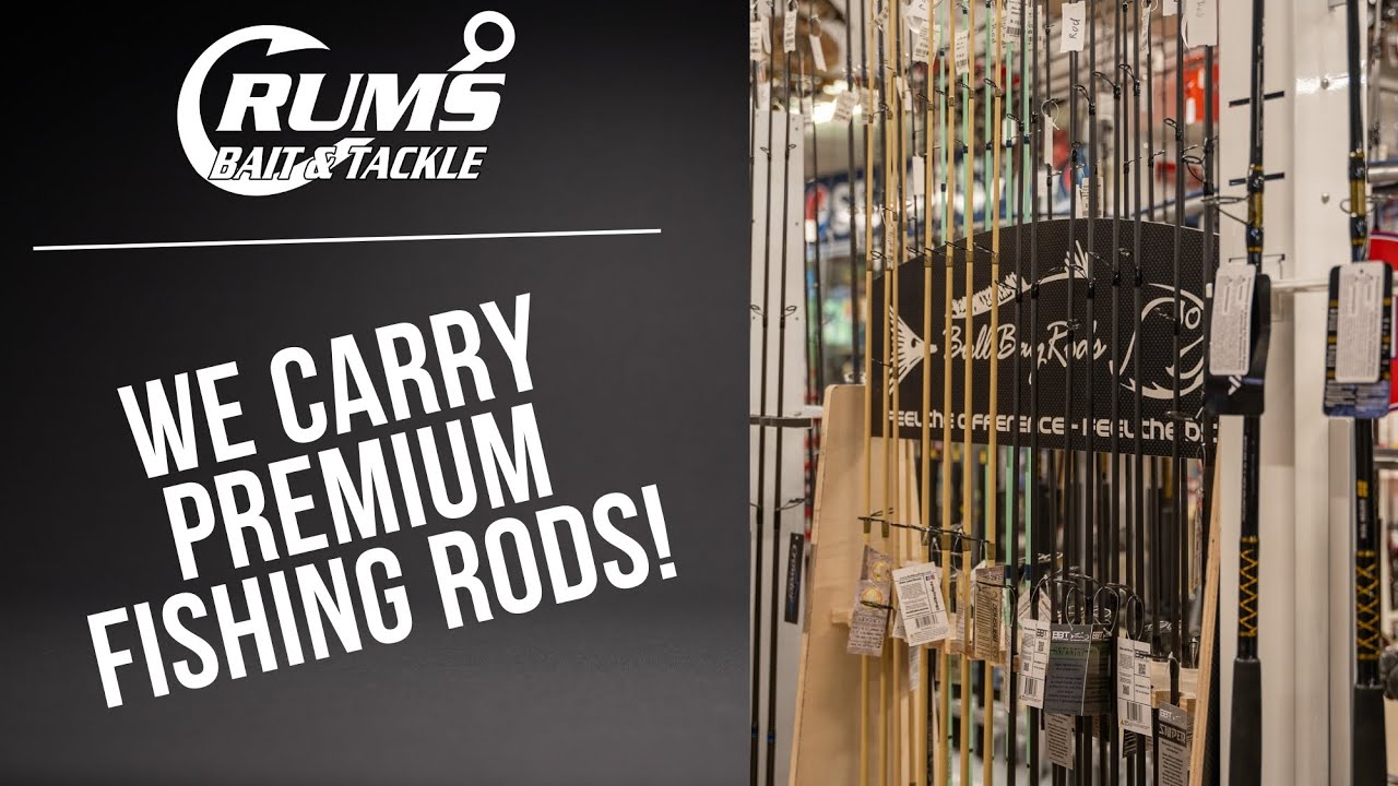 We Carry Premium Fishing Rods! | Crum's Bait & Tackle - YouTube