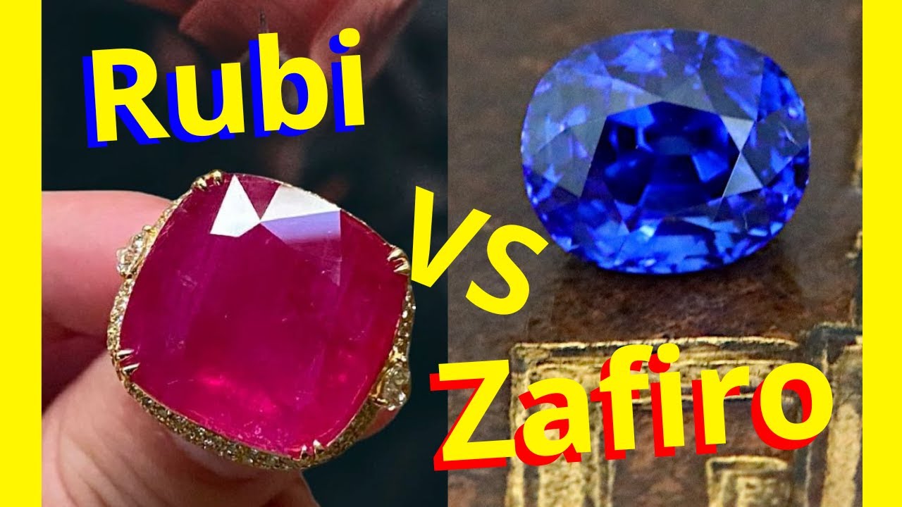 ZAFIRO vs RUBI que Piedra Preciosa es MEJOR - YouTube