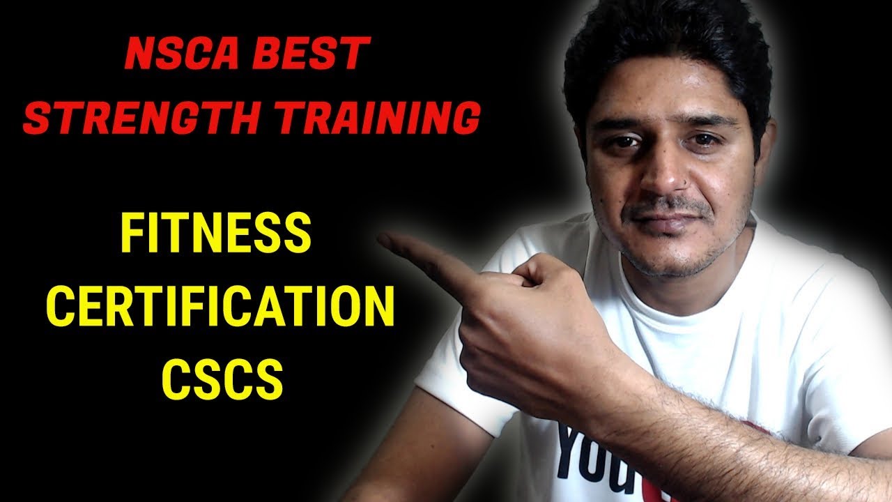 Best strength training fitness certification(NSCA-CSCS) jump start your ...