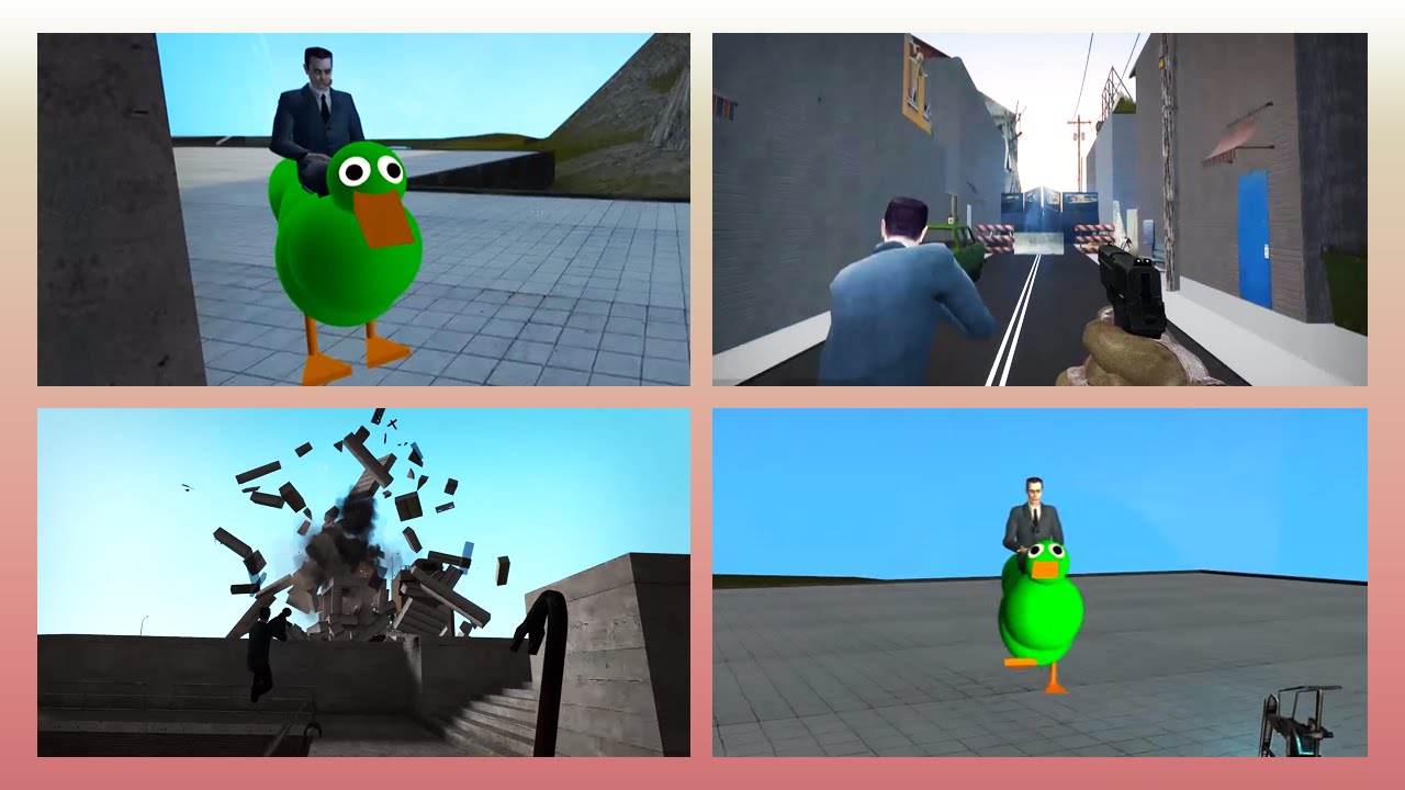 Garry's Mod | ANGRY DUCK ATTACK - YouTube
