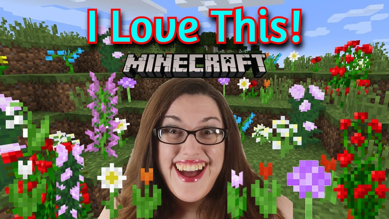 We Found a Flower Plains Biome! - First Time Playing Minecraft ...