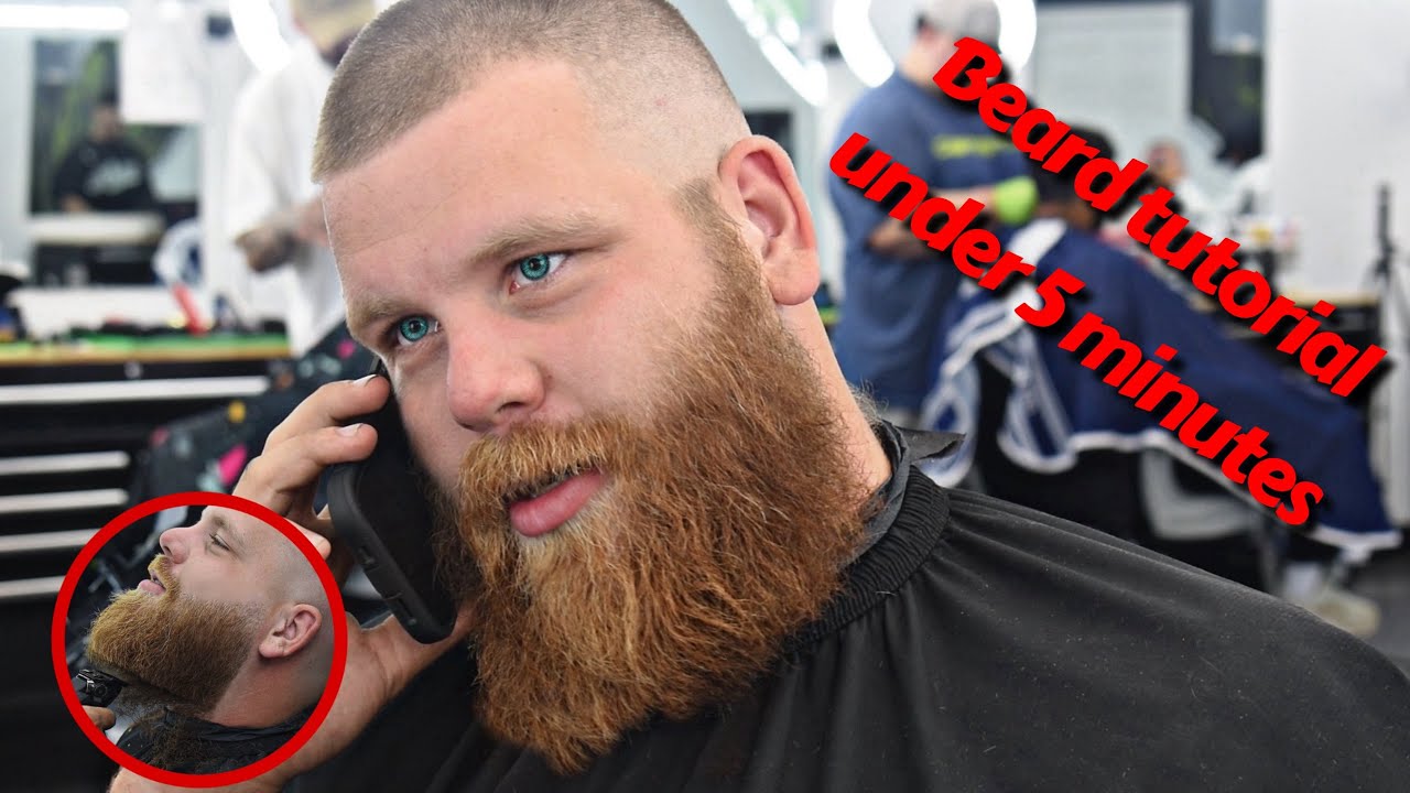 BEARD TUTORIAL UNDER 5 MINUTES - YouTube
