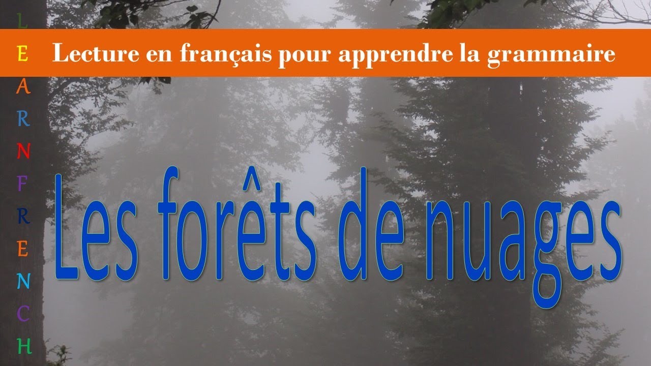 French text: forêts de nuages - French grammar - YouTube