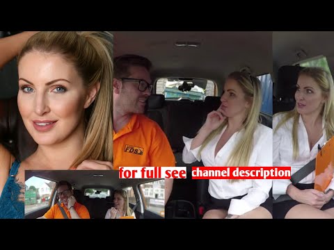 Fake Driving School Talk Fun with Georgie Lyall work as a examiner