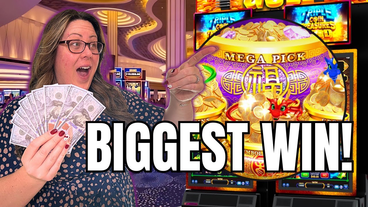 My BIGGEST Triple Coin Treasures Gold Win! What A Comeback! - YouTube