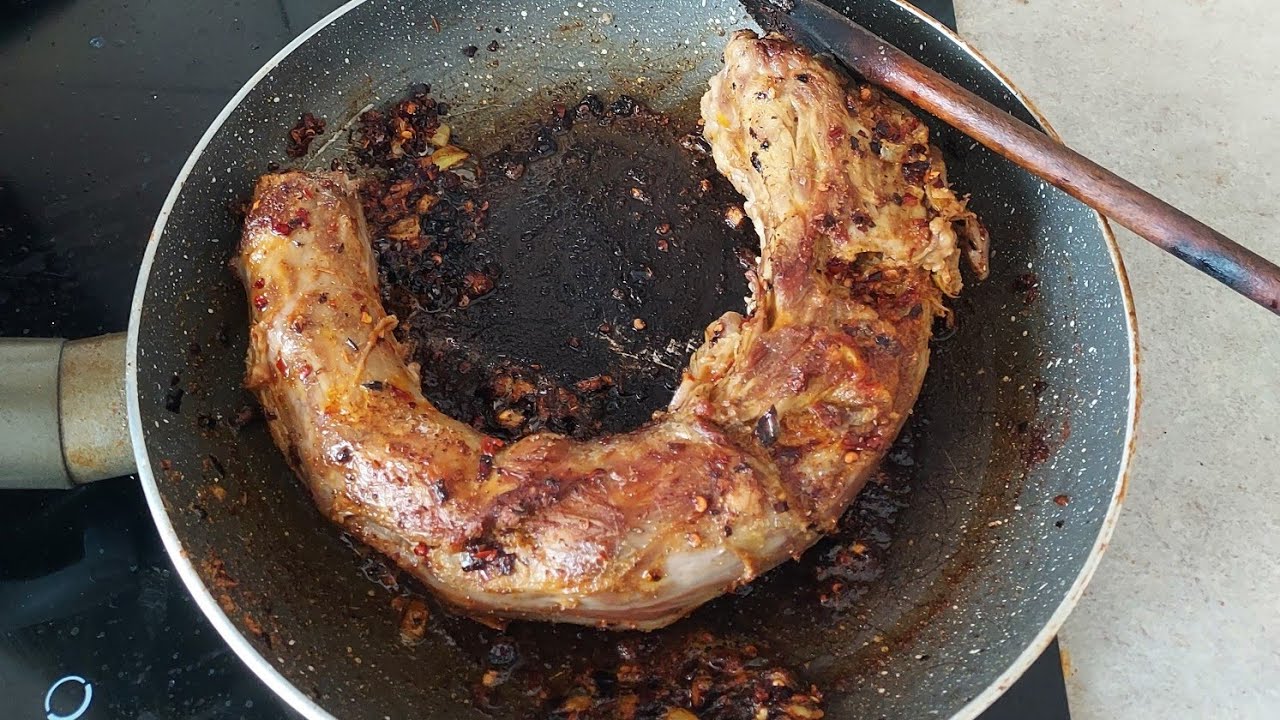 Cooking turkey neck, leher ayam kalkun. - YouTube