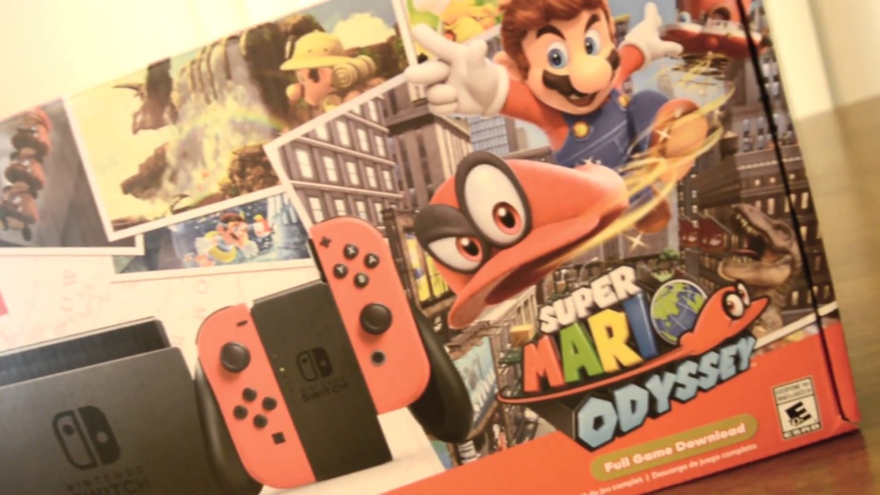Nintendo Switch Edicion Super Mario Odyssey (Español) - YouTube