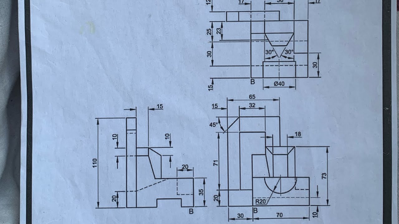 Grade 12 Isometric Drawing - YouTube