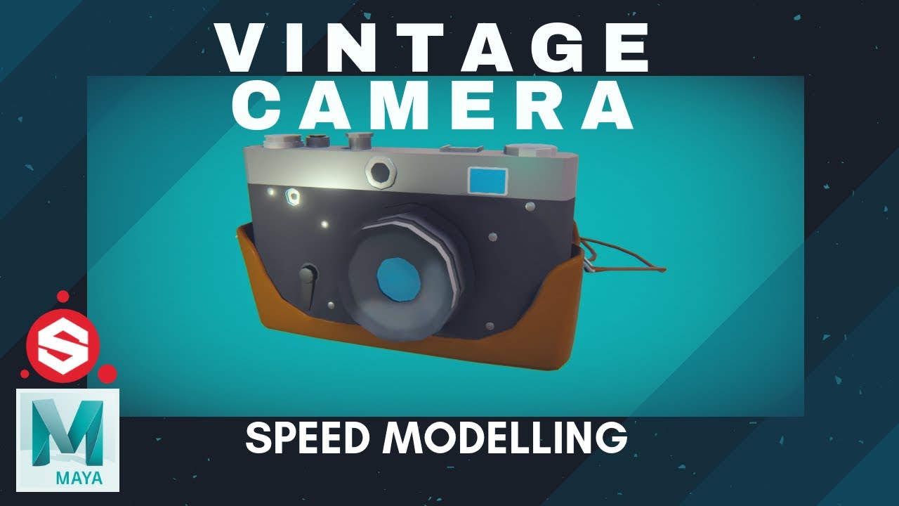 Speed Modelling - Vintage Camera📷 (Maya, Substance Painter) - YouTube