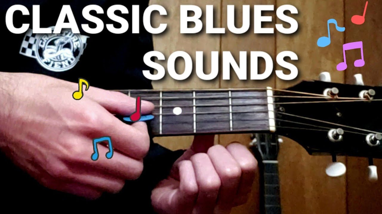 How to Play Guitar with ONE FINGER (Acoustic Blues Lesson for Beginners ...