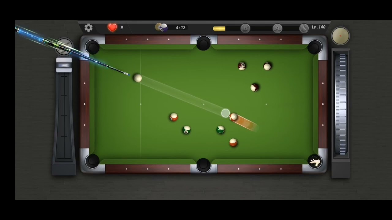 Billiard - Level 140 - Clean Ball - YouTube