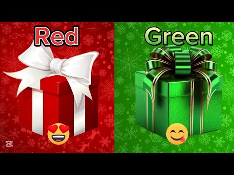 Choose your gift🎁||RED vs GREEN|| Choose your one gift🎁#chooseyourgift ...