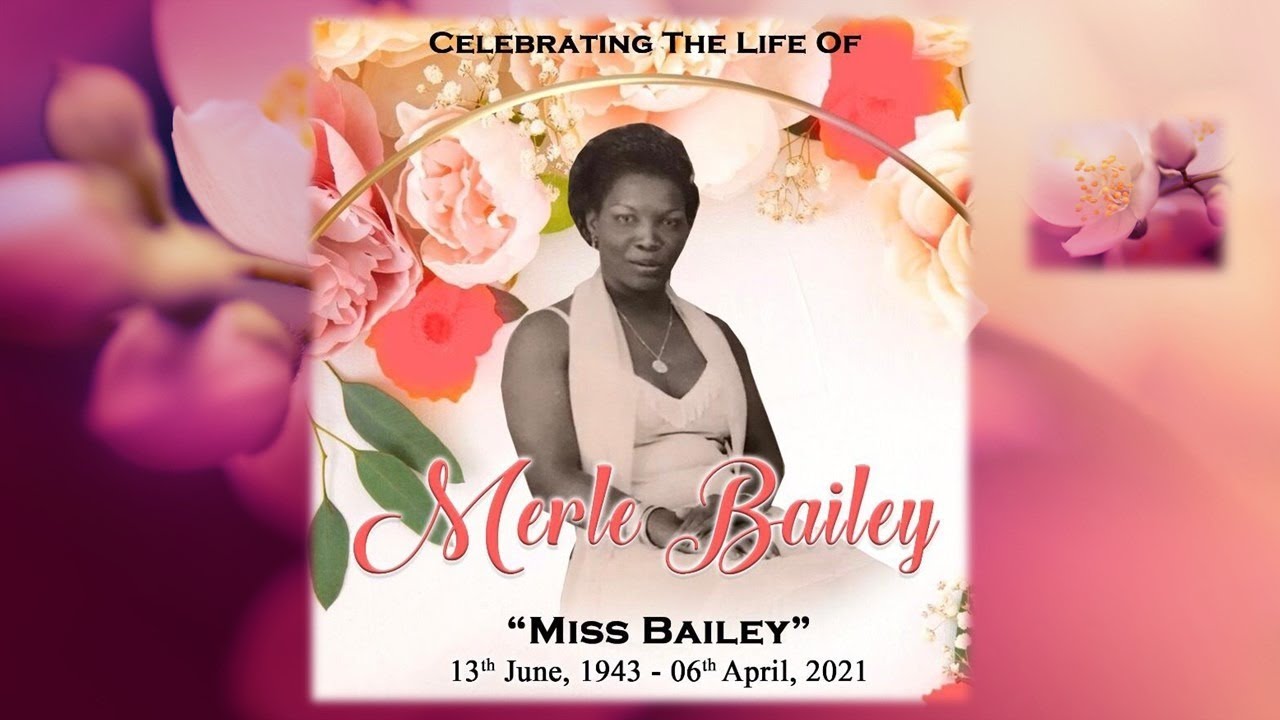 Celebrating The Life of Merle Bailey - YouTube