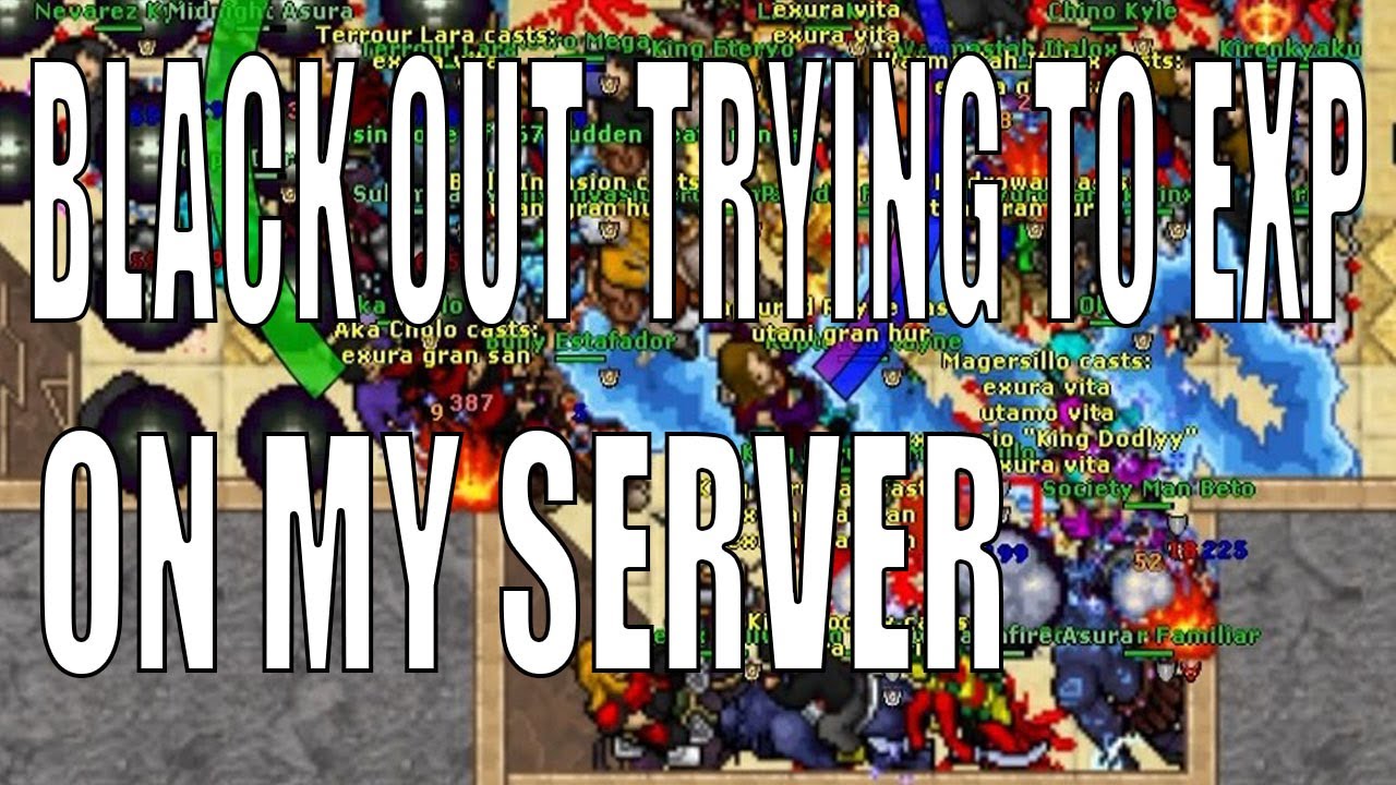 Tibia War - Ardera - Legion Sneaks a Black Out Party Hunt in Asuras ...