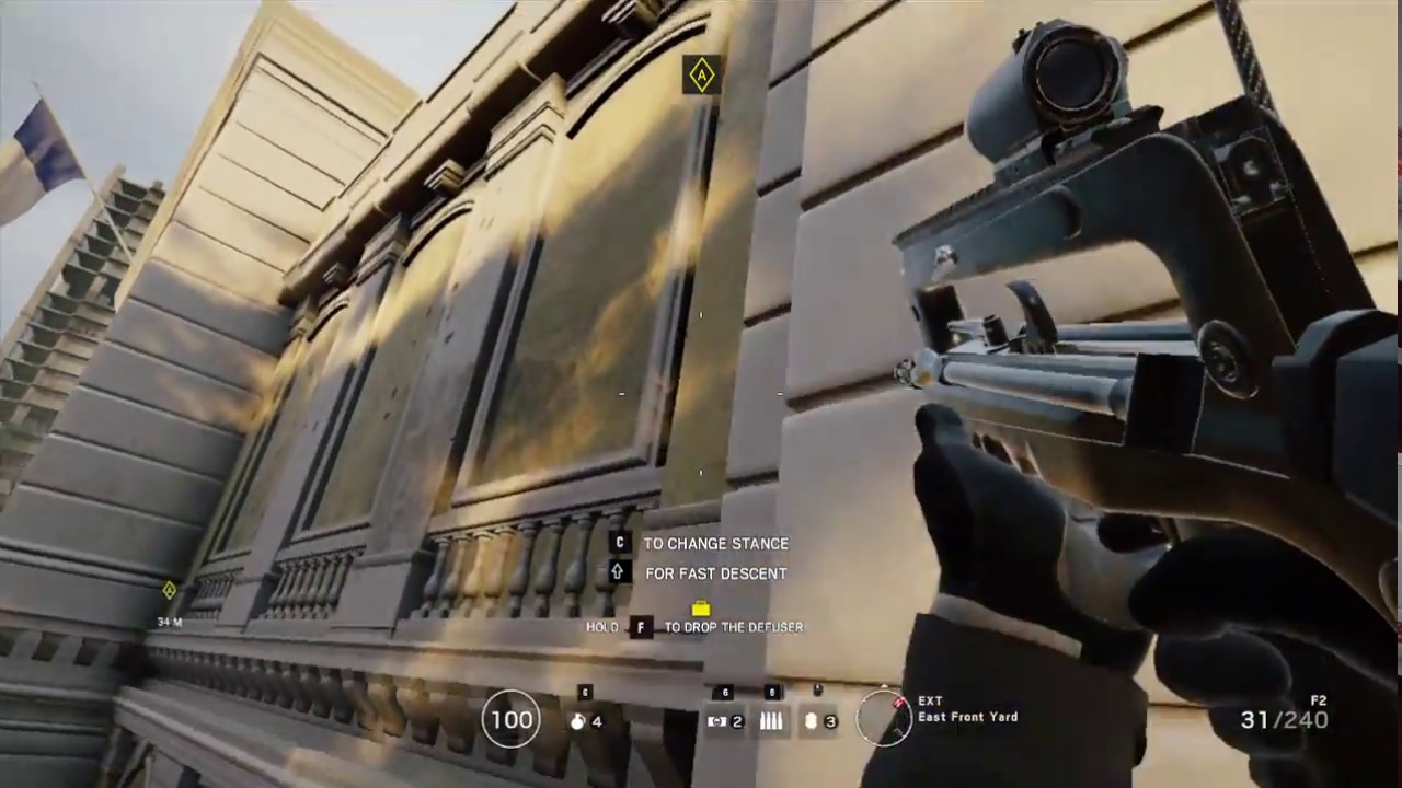 Rainbow Six Siege - 3rd Situation - Disarming bomb - Aerial Headshot ...