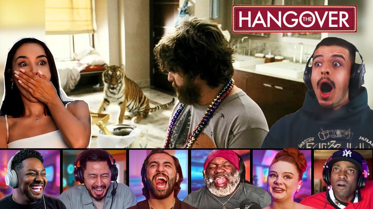 TOP "TIGER IN THE BATHROOM" REACTIONS! *THE HANGOVER (2009)* MOVIE ...