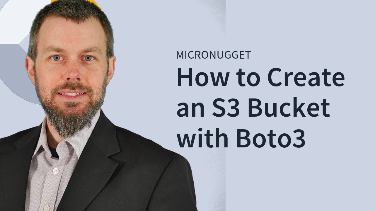 How To Create An S3 Bucket With Boto3 YouTube how-to-create-an-s3-bucket-with-boto3-youtube