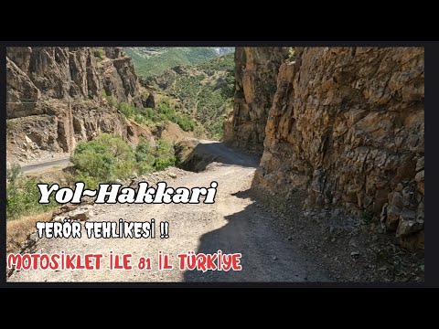 Yol~Hakkari Merkez.Irmak kenarına çadır kurdum.Motosiklet ile 81 il Türkiye #243