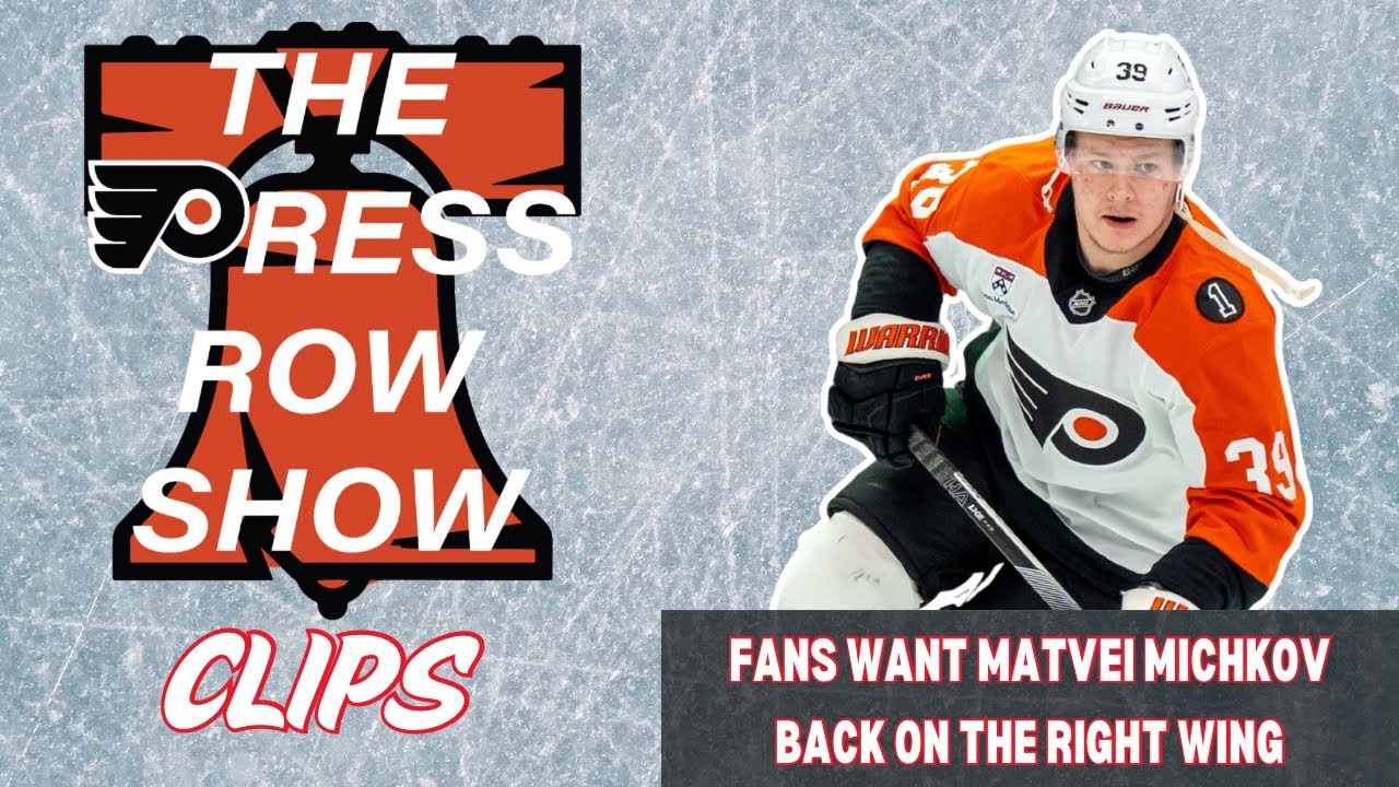 Flyers Fans Think Rick Tocchet Is Stunting Matvei Michkov's Growth | The Press Row Show Clips ...