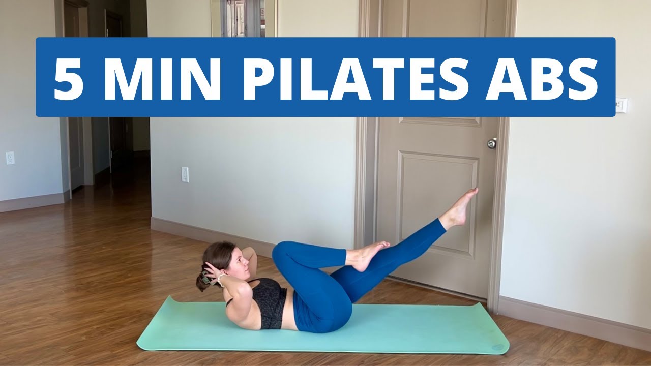 5 MIN PILATES ABS WORKOUT (No Equipment, Total Core Burn) - YouTube