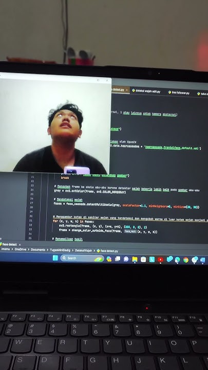deteksi wajah menggunakan python - YouTube