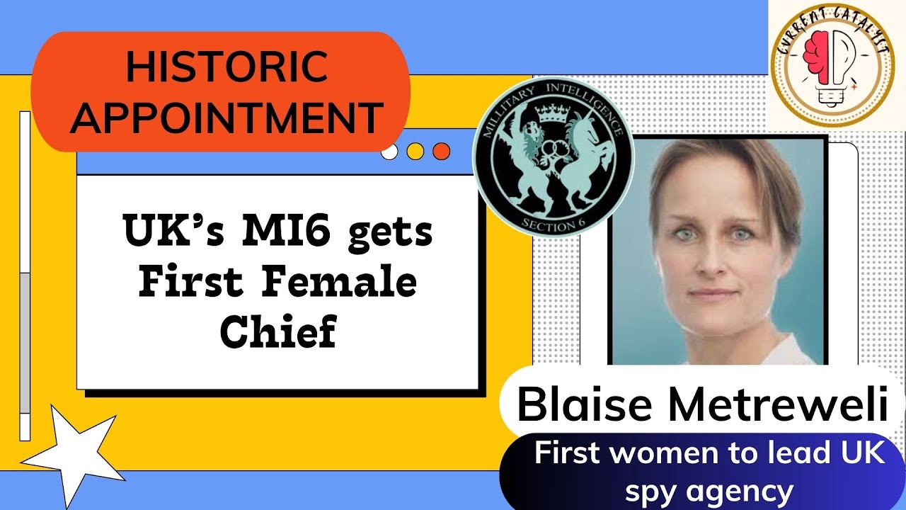MI6 first women chief - YouTube