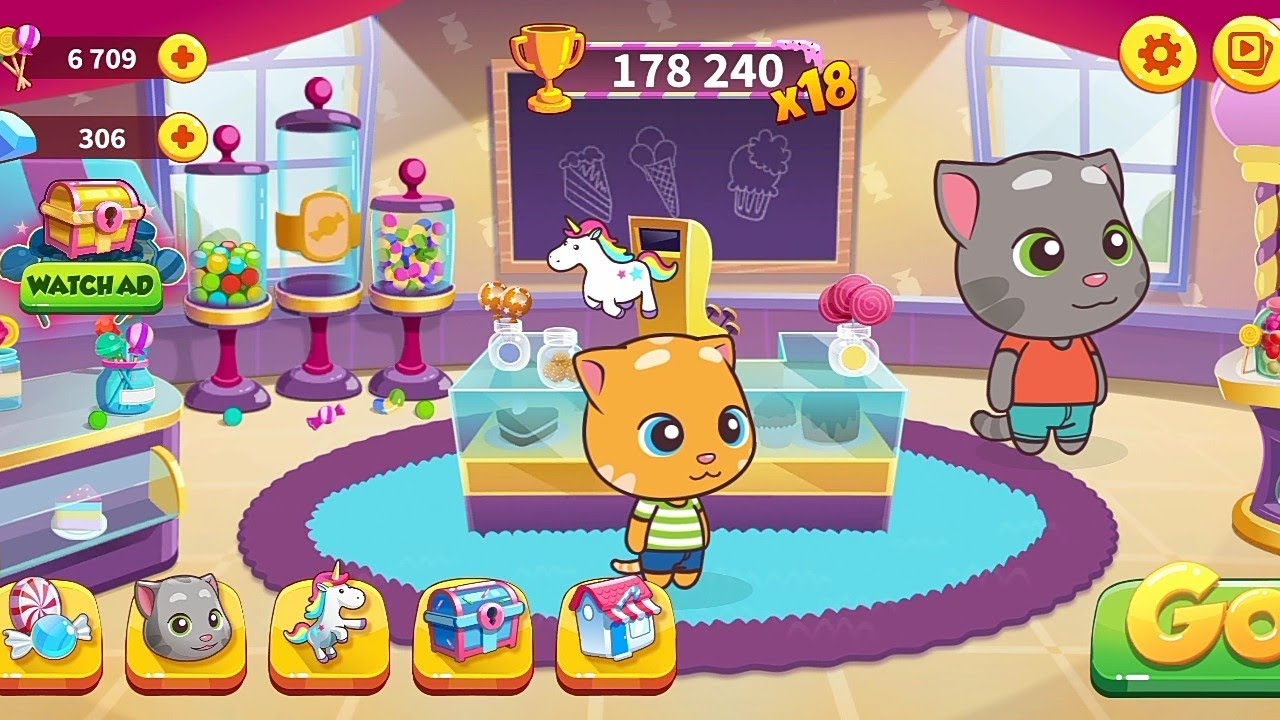 Talking Tom Candy Run Android Gameplay Ep 9 - YouTube