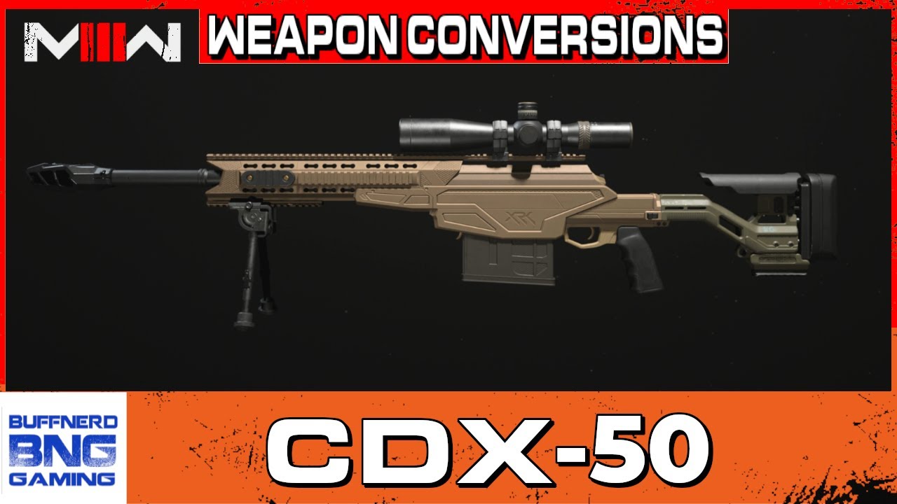 Cadex Defense CDX-50 - Weapon Conversion - Call Of Duty Modern Warfare ...