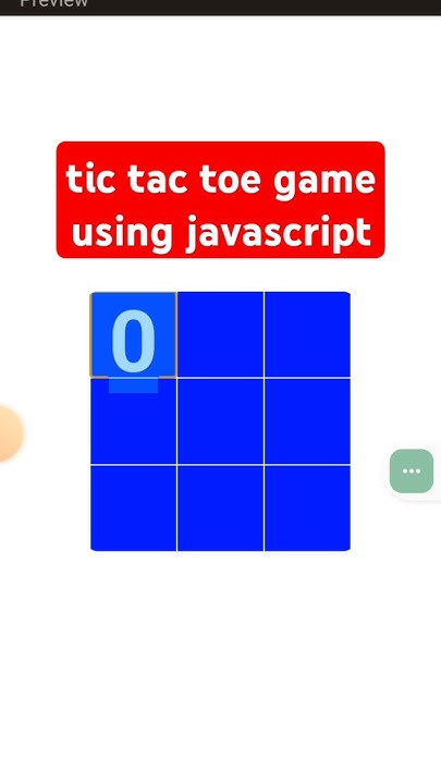 tic tac toe game using javascript#shorts #javascript #tictac #tictactoe #function #let #coding# ...