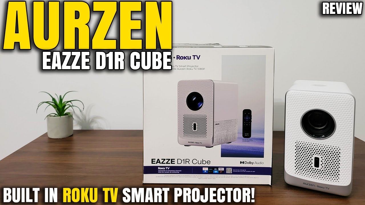 The World’s First Roku TV Smart Projector! | Aurzen Eazze D1R Cube ...