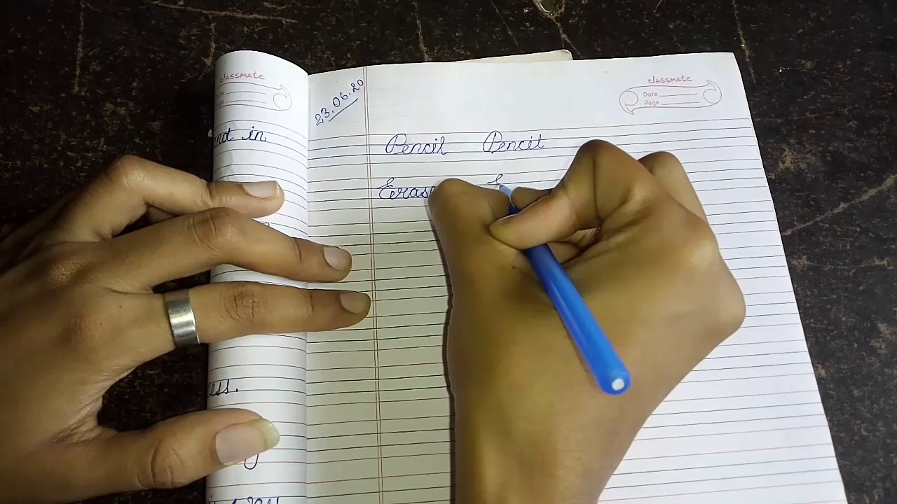 Class-3 | English | Lesson-1 | Part-2 | Handwriting - YouTube